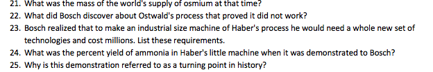 Study Guide" Questions for The Alchemy of Air-Final | Chegg.com