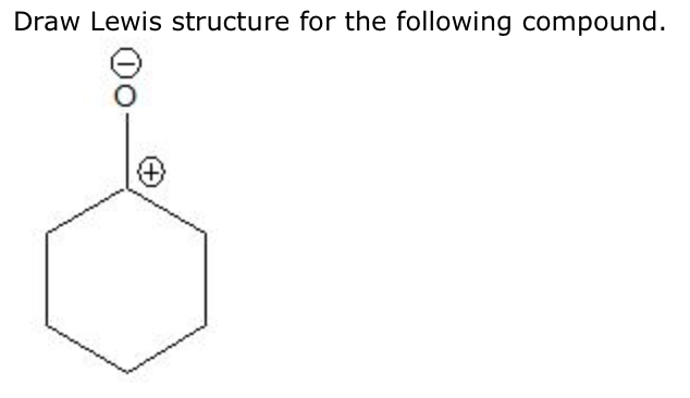 Solved Draw Lewis structure for the following compound. | Chegg.com
