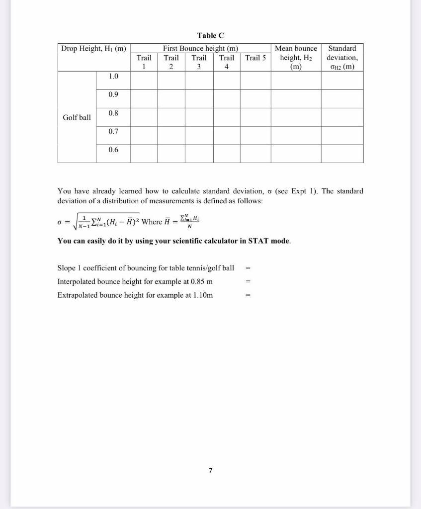Solved Exp-2: Bouncing Ball experiment OBJECTIVE: 1. Observe | Chegg.com