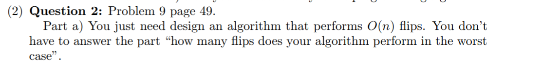9. Suppose you are given a stack of n pancakes of | Chegg.com