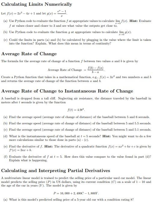 Calculating Limits Numerically Let f(x)=2x3−4x+1 and | Chegg.com
