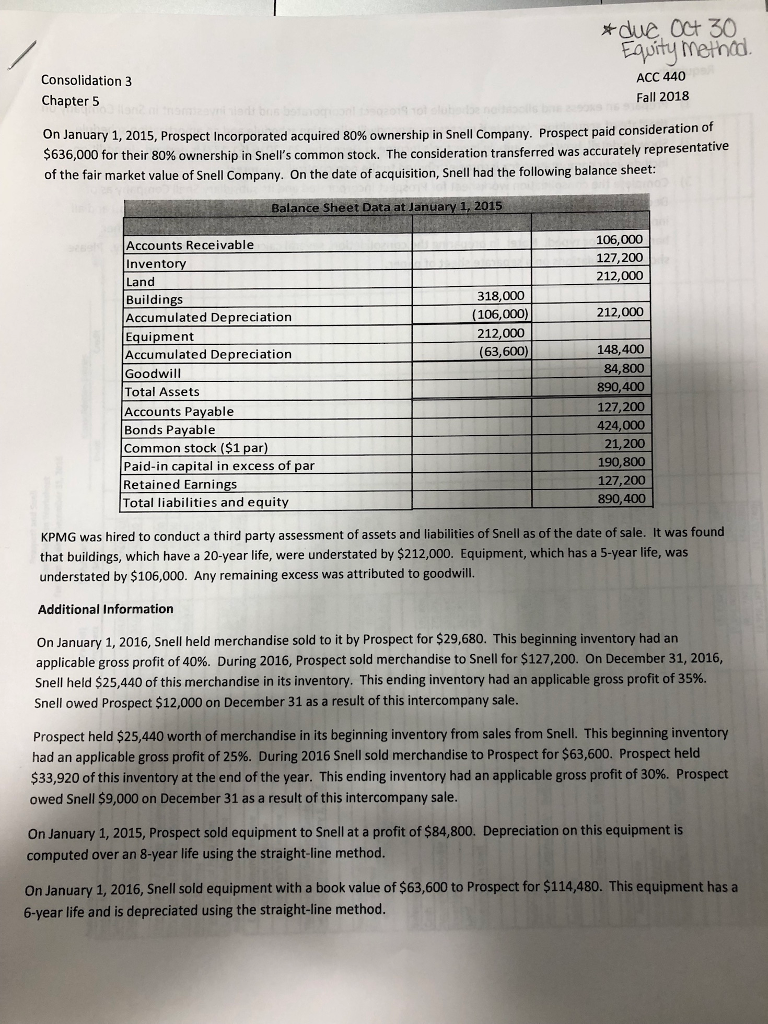 Please prepare an excess and allocation schedule for | Chegg.com