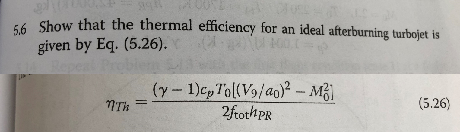 Solved Show that the thermal efficiency for an ideal | Chegg.com