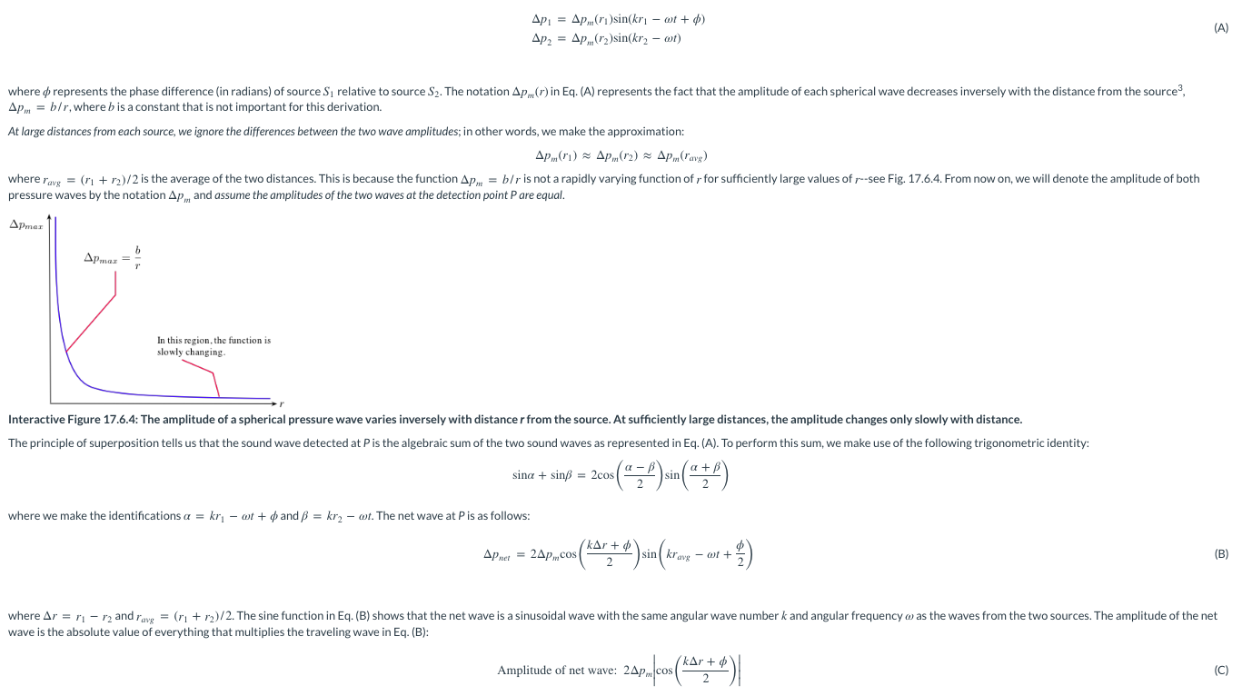 Solved not necessarily be equidistant from the two sources. | Chegg.com