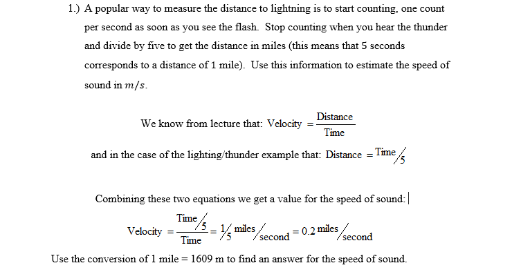 Solved 1.) A popular way to measure the distance to | Chegg.com
