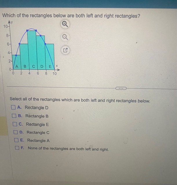 Solved Which of the rectangles below are both left and right | Chegg.com