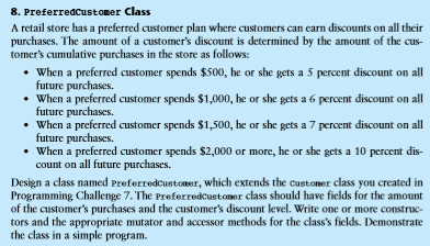 Solved 8. Preferredcustomer Class A retail store has a | Chegg.com