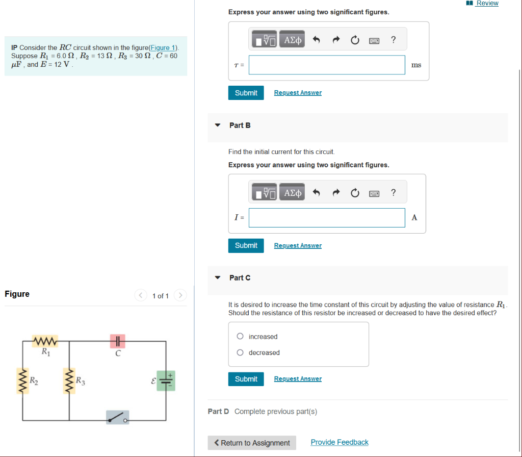 Solved Express your answer using two significant figures. IP | Chegg.com