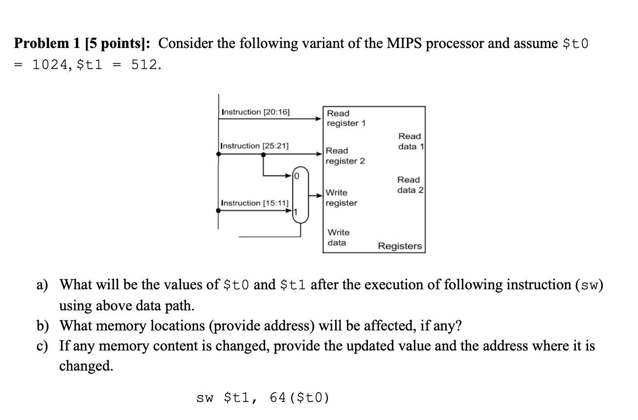 Solved Problem 1 [5 points]: Consider the following variant | Chegg.com