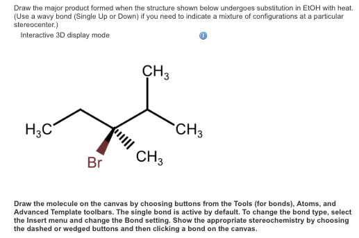 Solved Draw the major product formed when the structure | Chegg.com