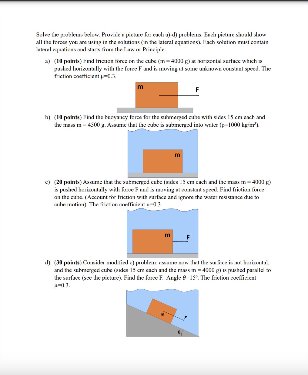 Solved Solve the problems below. Provide a picture for each | Chegg.com