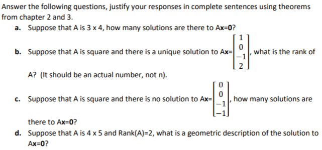 Solved Answer the following questions, justify your | Chegg.com