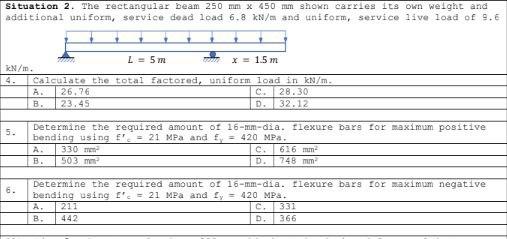 Solved 4. Calculate the total factored, uniform load in | Chegg.com Solved 4. Calculate the total factored, uniform load in | Chegg.com