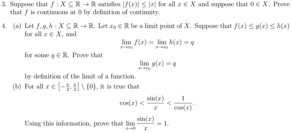 Solved 3. Suppose that f : X c R R satisfies |f(x) |xl for | Chegg.com