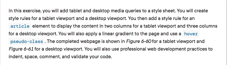 Solved In this exercise, you will add tablet and desktop | Chegg.com