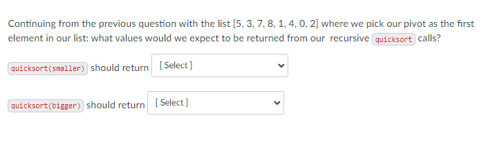 Solved The two main iterative sorting algorithms we study in | Chegg.com