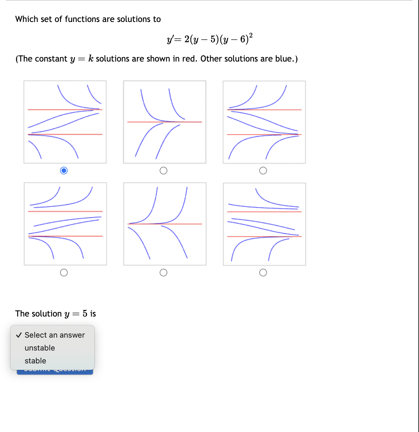 Solved Which set of functions are solutions to | Chegg.com