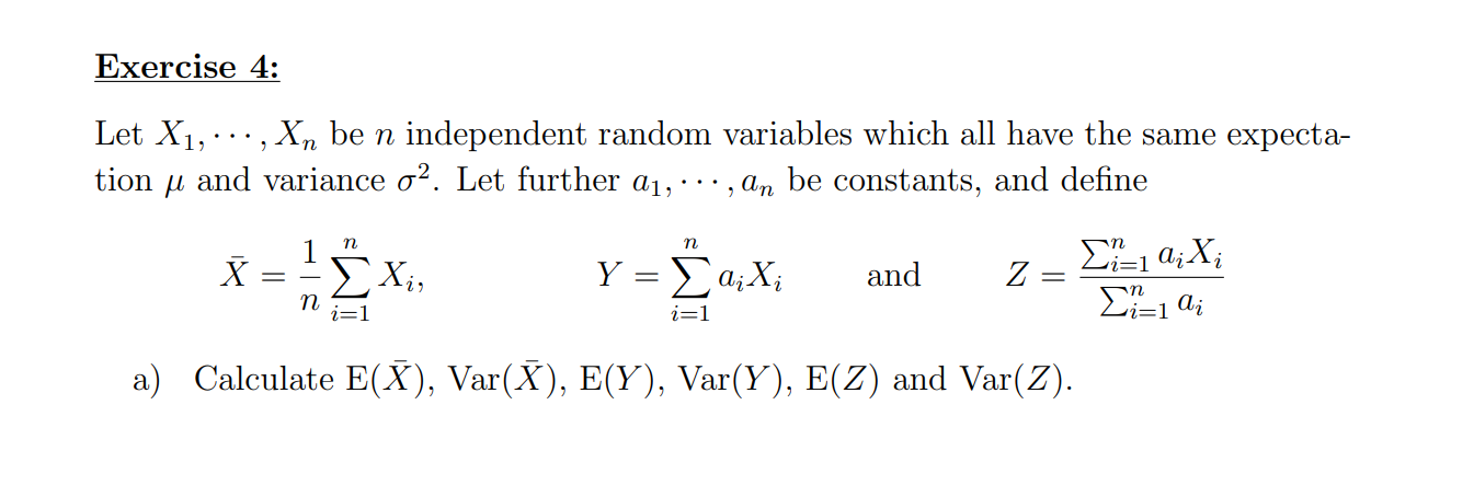 Solved Let X1,⋯,Xn be n independent random variables which | Chegg.com