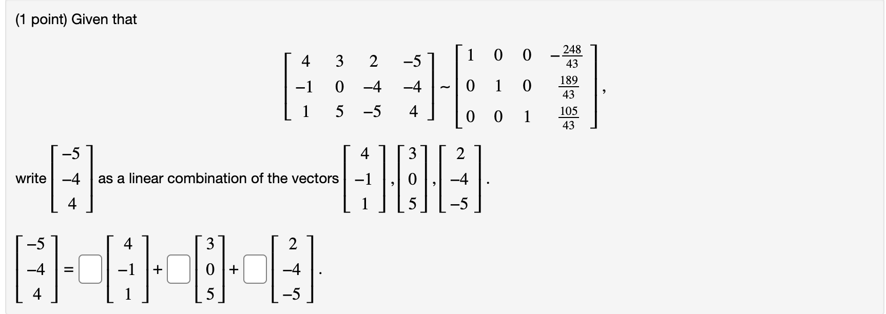 Solved 1 Point Given That 