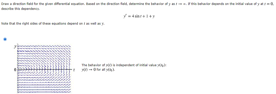 Solved Draw a direction field for the given differential | Chegg.com