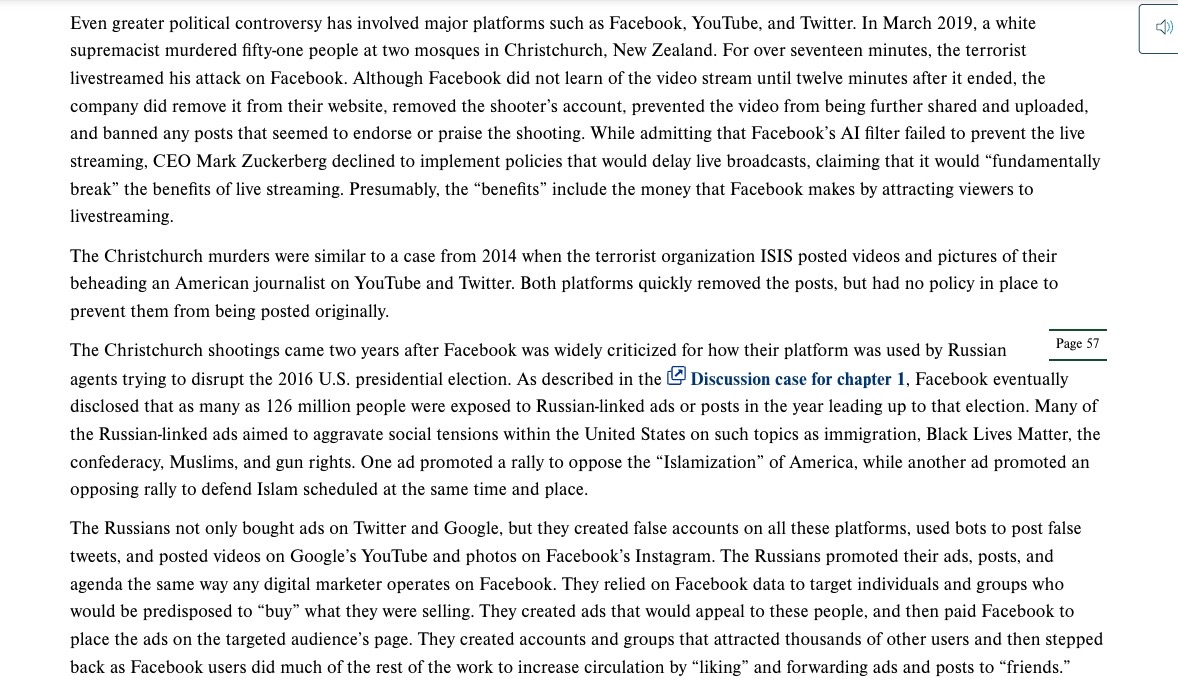 Solved What does Section 230 mean, and why is it so | Chegg.com