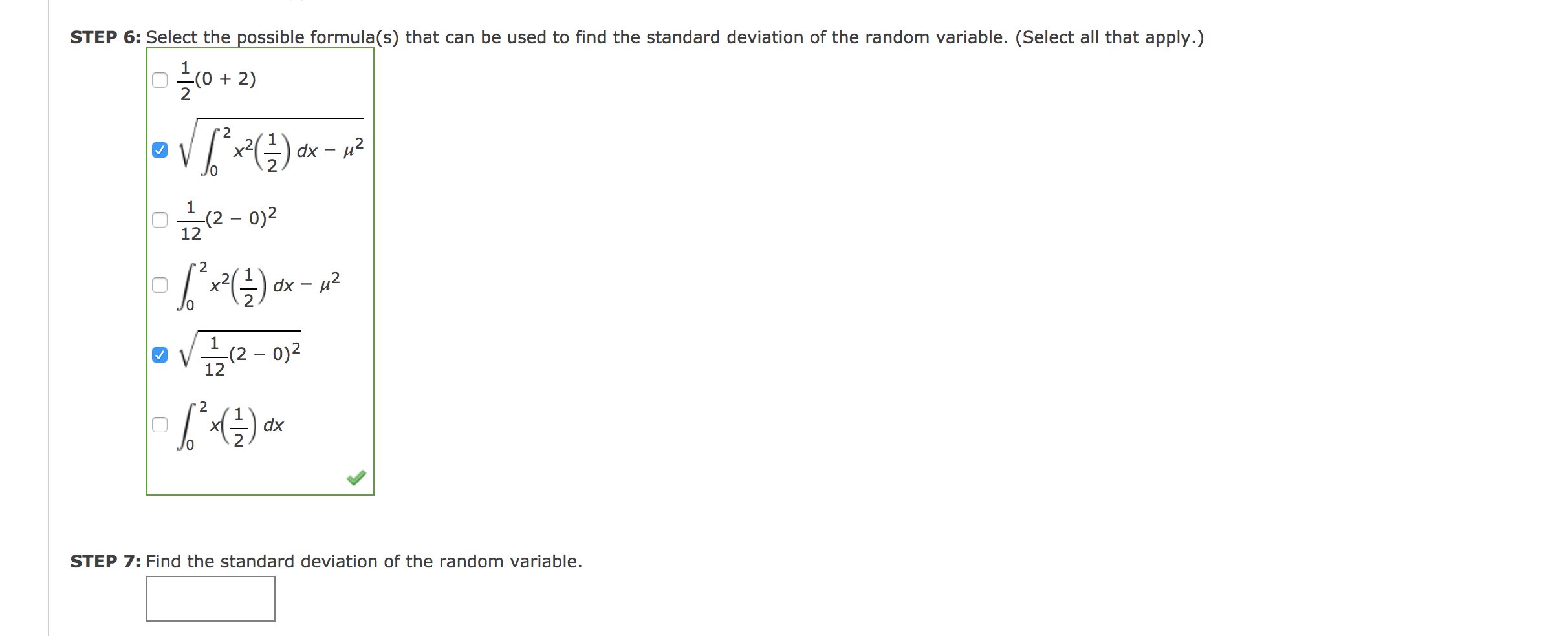 Solved Use the given probability density function over the | Chegg.com