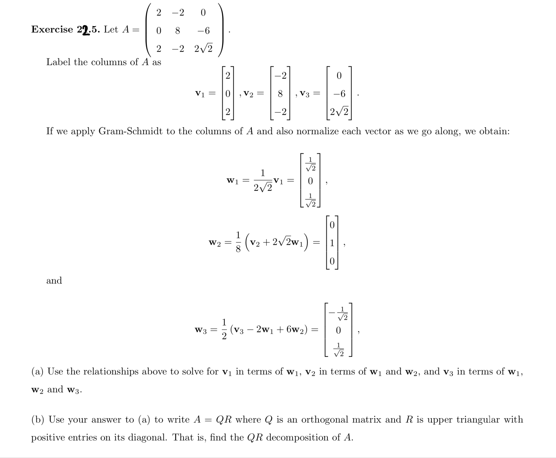 Solved Exercise 22.5. ﻿Let | Chegg.com