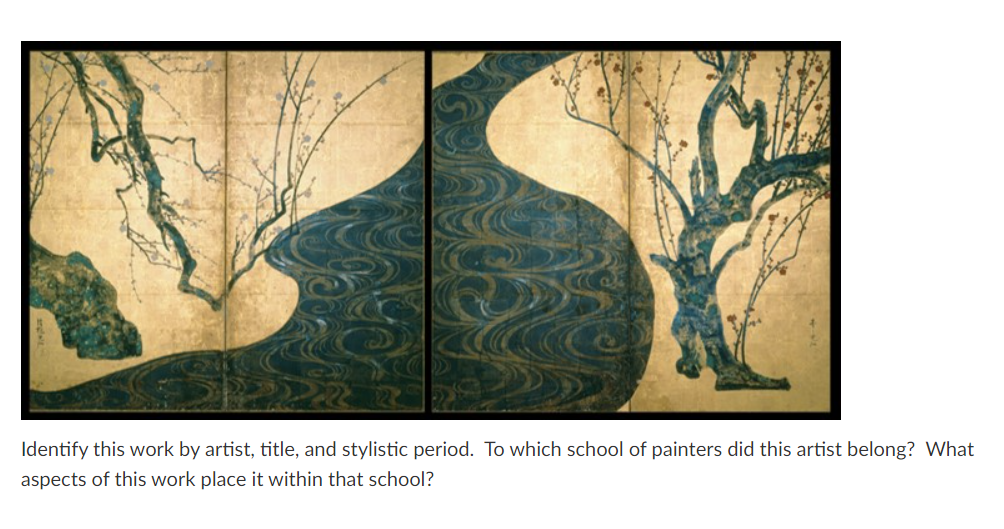 Solved Identify this artwork by artist, name, and stylistic | Chegg.com