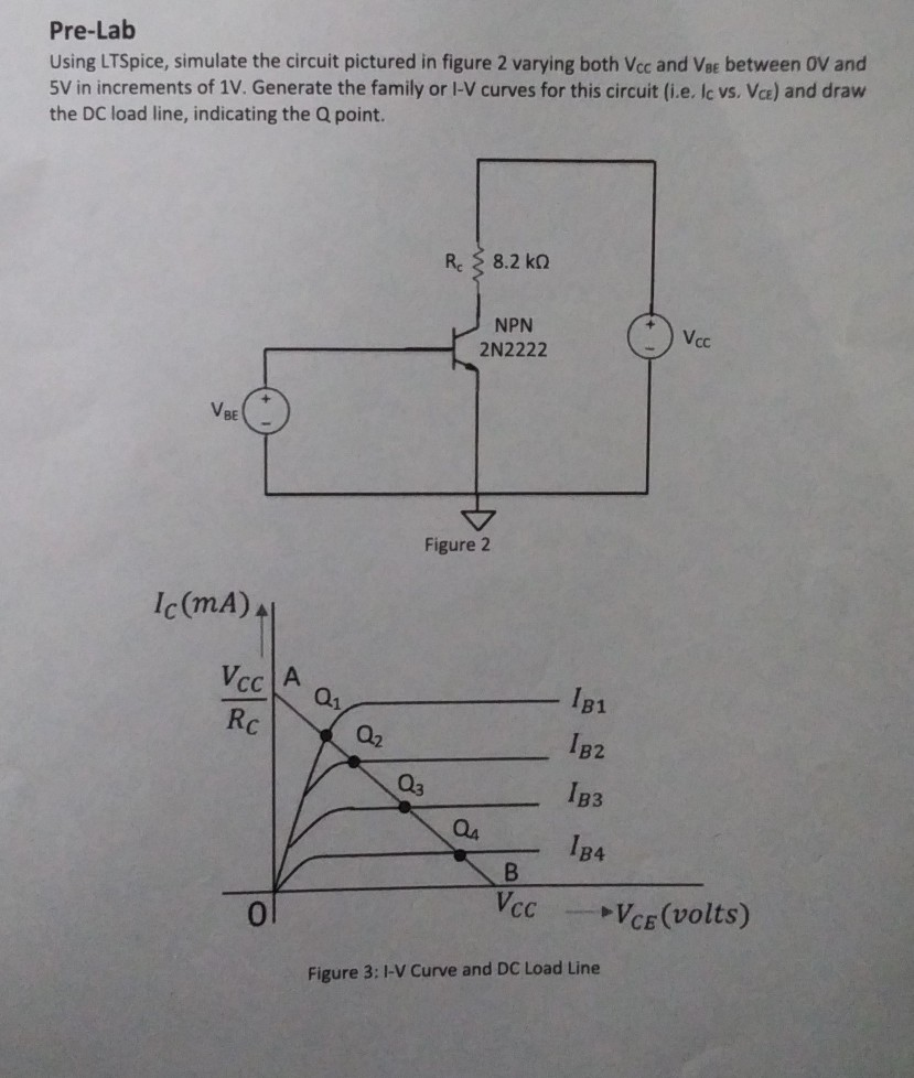 Pre-Lab Using LTSpice, simulate the circuit pictured | Chegg.com