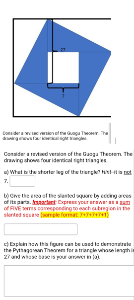 Solved o Consider a revised version of the Guogu Theorem. | Chegg.com