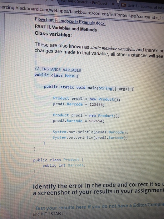 Solved Basic Search-ProQuest ×く Unit 3 . Sour of i | Chegg.com