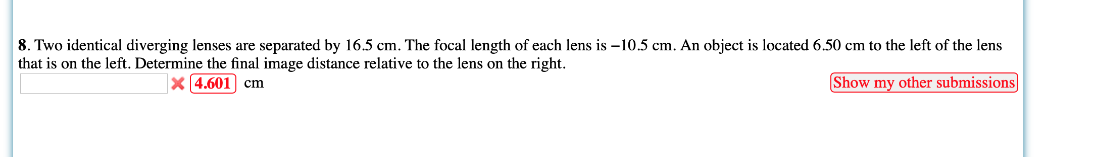 Solved 10. The closest distance a book can be read from a | Chegg.com