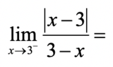 Solved |x - 3 lim x>3- 3-x = | Chegg.com