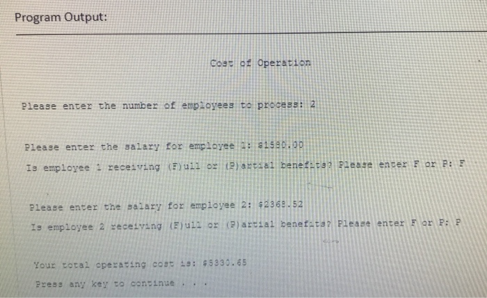 Solved In this project, you will create a program that will | Chegg.com