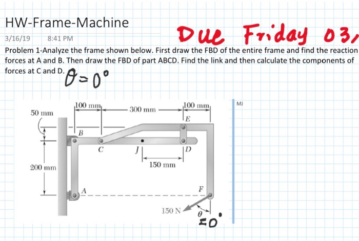 HW-Frame-Machine /16/19 8:41 PM Problem 1-Analyze the | Chegg.com