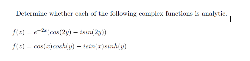 Solved Determine whether each of the following complex | Chegg.com