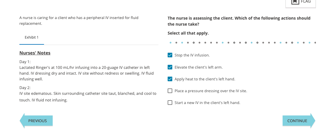 Solved A nurse is caring for a client who has a peripheral | Chegg.com Solved A nurse is caring for a client who has a peripheral | Chegg.com