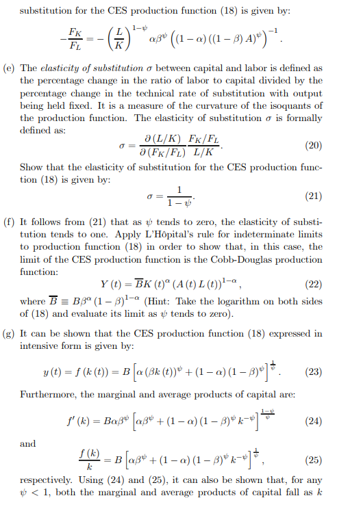 Solved 3. It was shown in Lecture \#1 that the Inada | Chegg.com