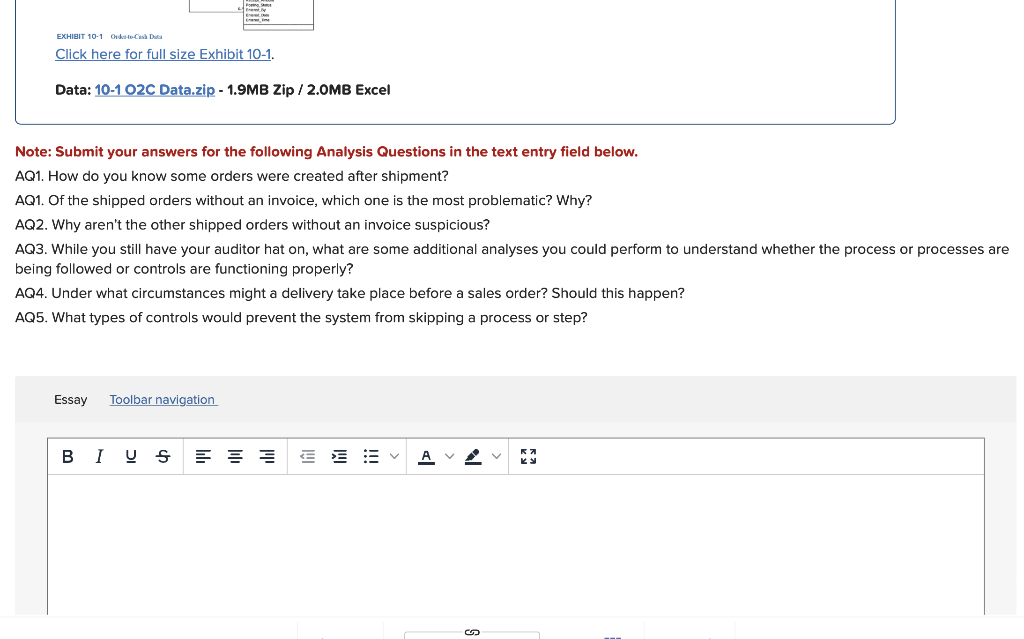 Required information The order-to-cash (O2C) process, | Chegg.com
