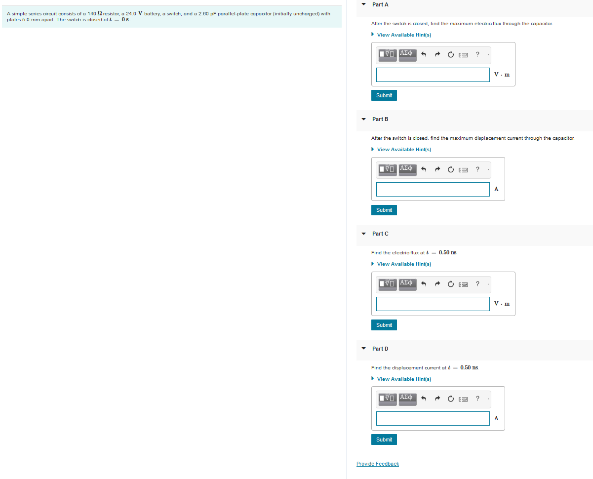 Solved A simple series circuit consists of a 140Ω resistor, | Chegg.com