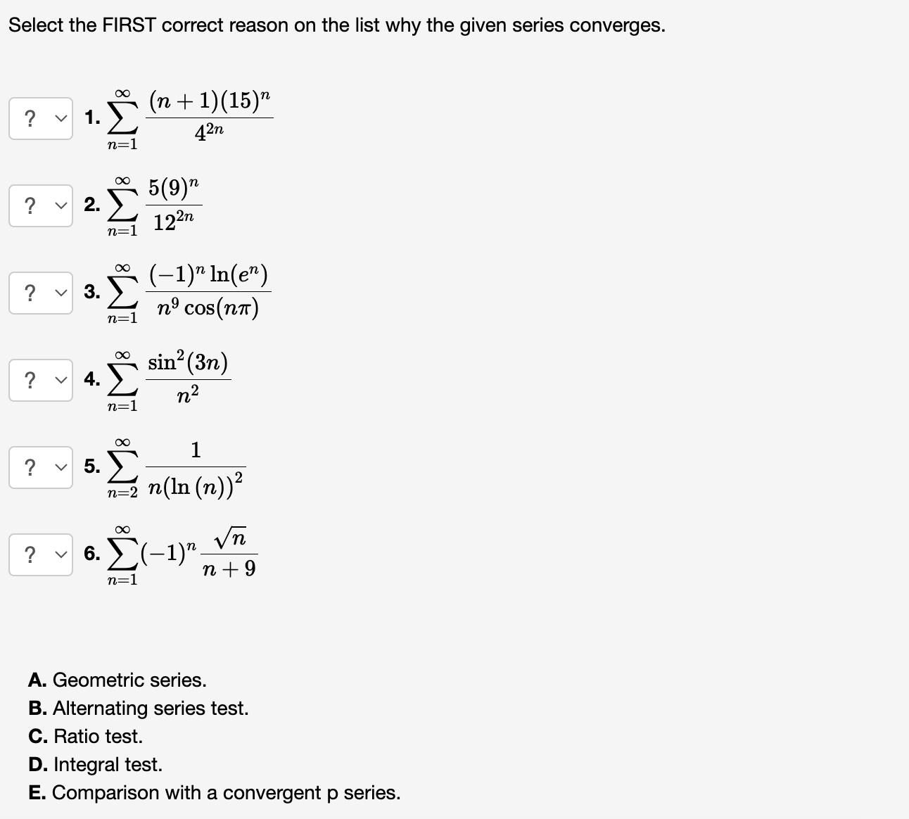 Solved Select the FIRST correct reason on the list why the | Chegg.com