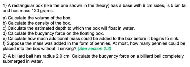 Solved 1) A rectangular box (like the one shown in the | Chegg.com