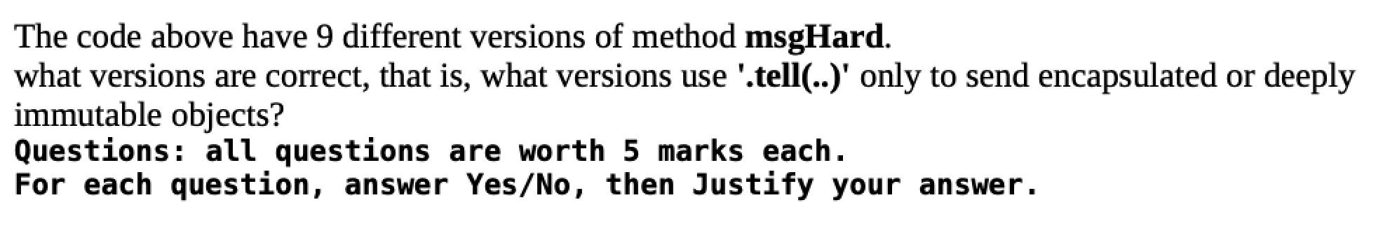 Solved Consider the following code class A extends | Chegg.com