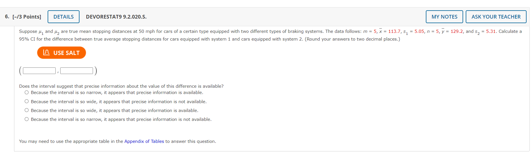 Solved ( 1,) Does the interval suggest that precise | Chegg.com