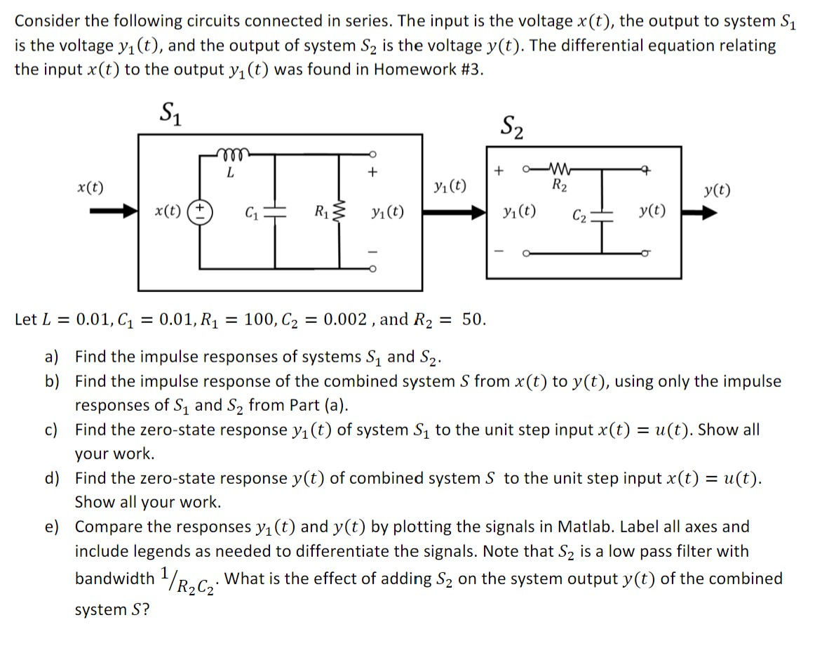 Solved Solve the following using convolution integral tables | Chegg.com