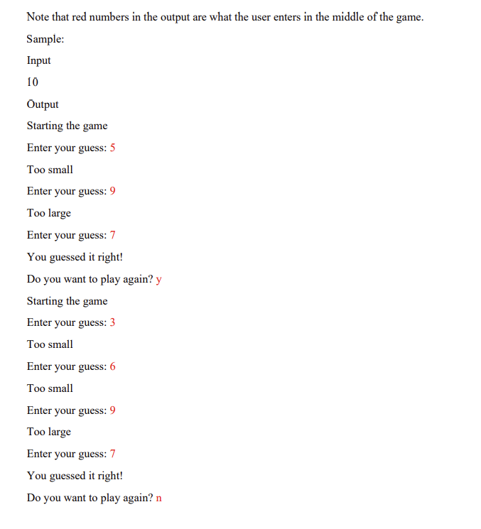 Solved Python- Let’s do a quick game of guess what I pick. | Chegg.com