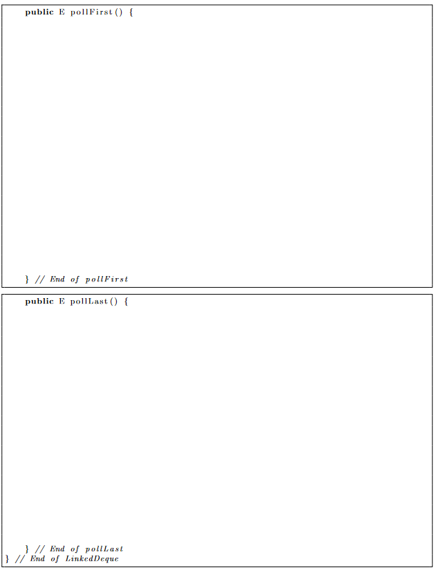 Solved Question 5 (20 marks) The abstract data type Deque | Chegg.com Solved Question 5 (20 marks) The abstract data type Deque | Chegg.com
