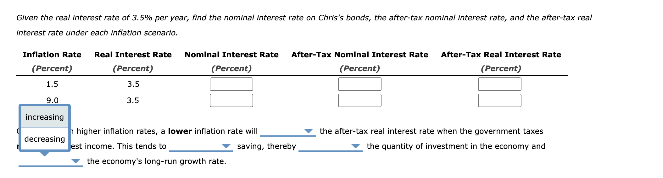 Solved Given the real interest rate of 3.5\% per year, find | Chegg.com