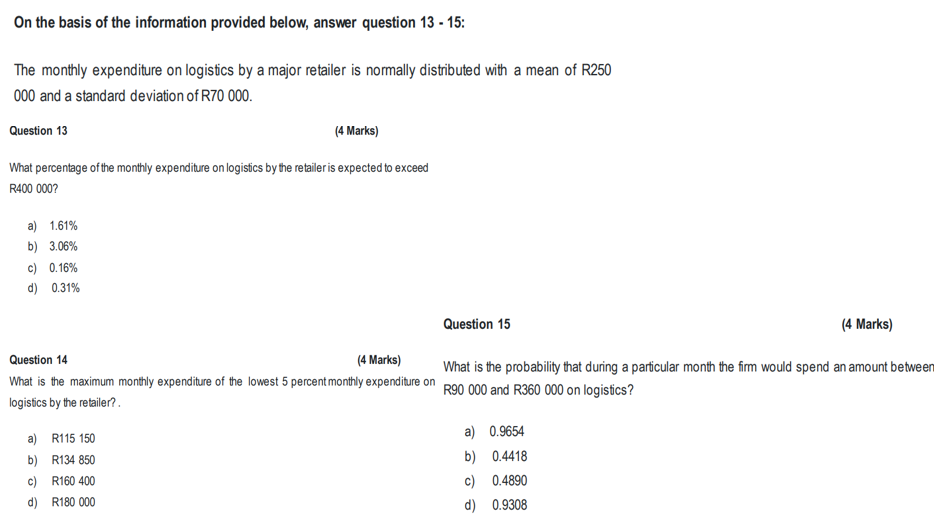 Solved On the basis of the information provided below, | Chegg.com