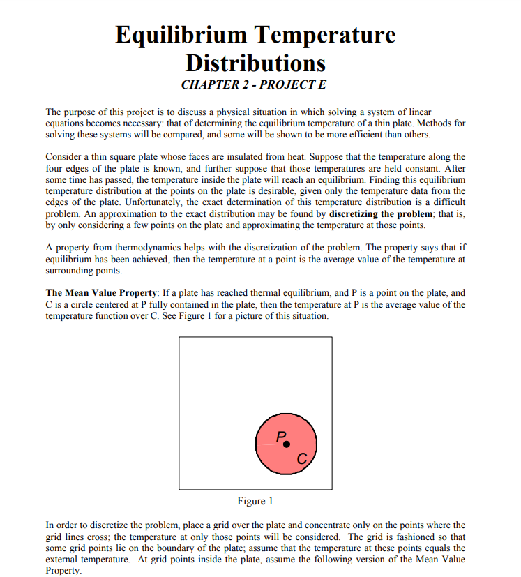 Solved Equilibrium Temperature Distributions CHAPTER 2 - | Chegg.com